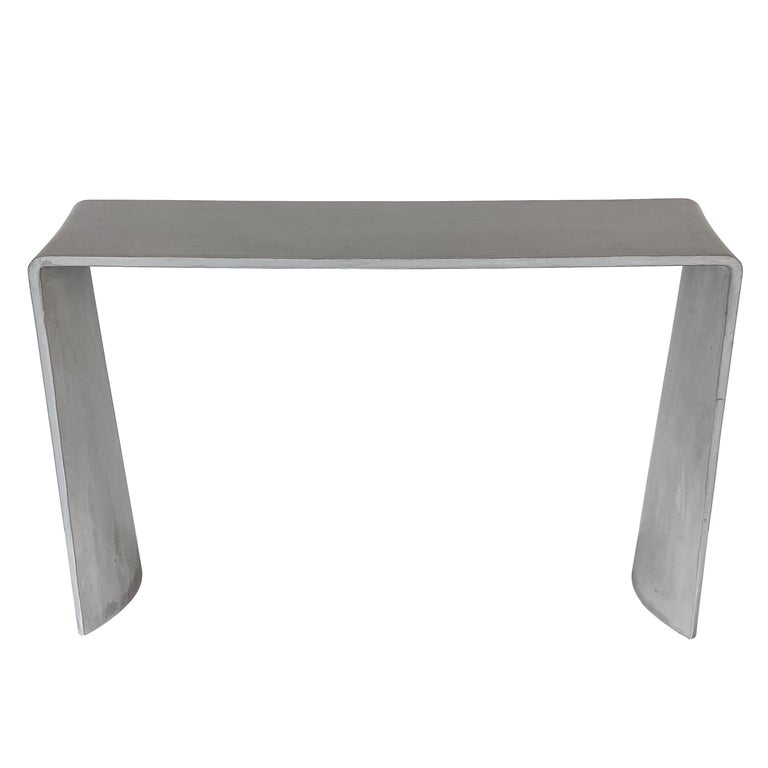 Forma and Cemento Tadao Alto Cement Console Table at 1stDibs