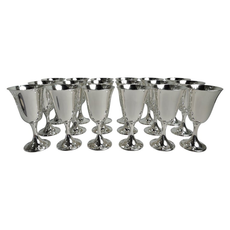 Set of 18 Gorham Goblets in Desirable 272 Puritan Pattern For Sale at ...