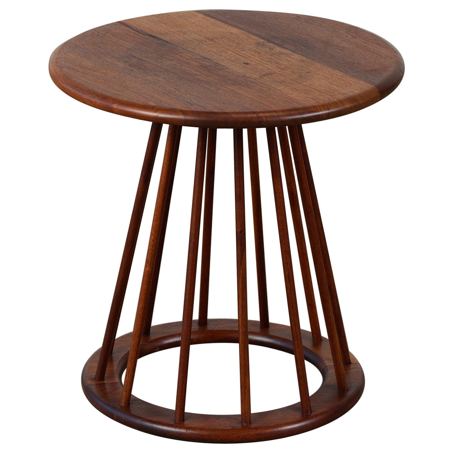 Vintage Walnut Arthur Umanoff Magazine Side Table at 1stDibs