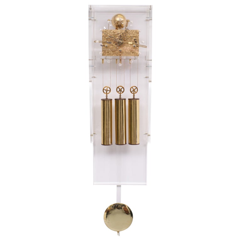 Kieninger 8-Bell Carillon Wall Clock, 1975 Germany at 1stDibs
