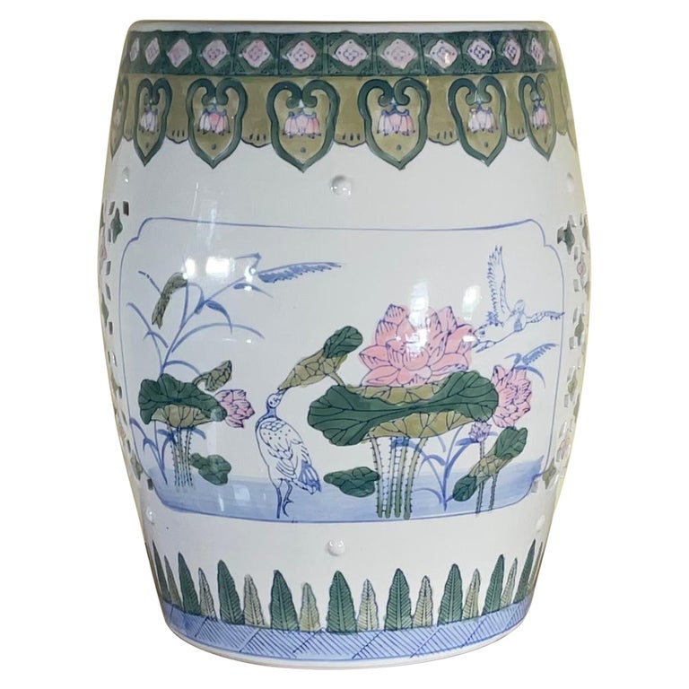 Chinese Ceramic Garden Stool For Sale at 1stDibs