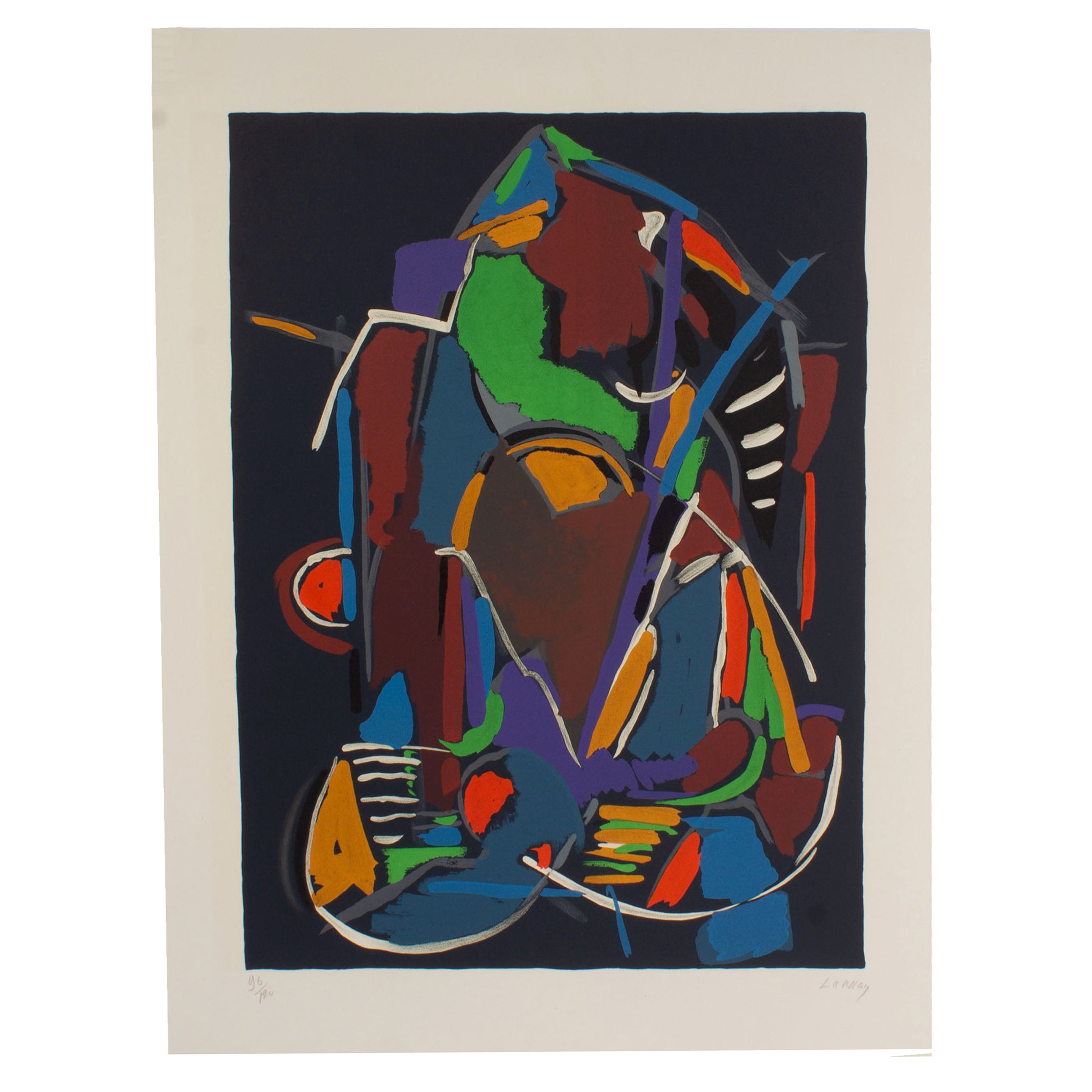 Erte Limited Edition Serigraph "Tempest 1978" at 1stDibs