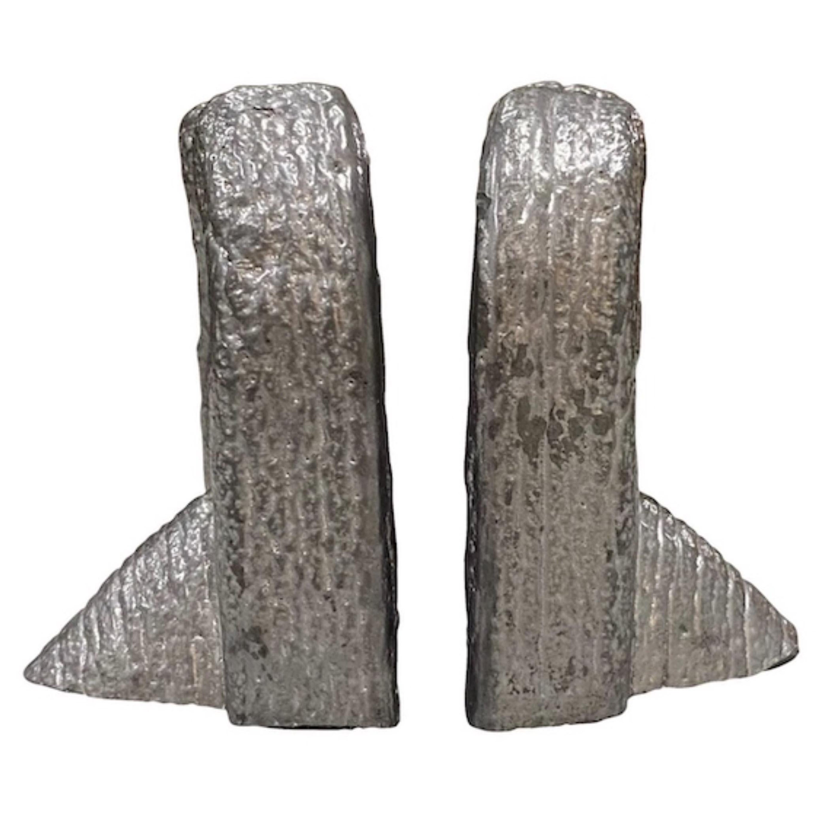 Pair of Mid-Century Brutalist Bookends For Sale at 1stDibs | brutalist bookends