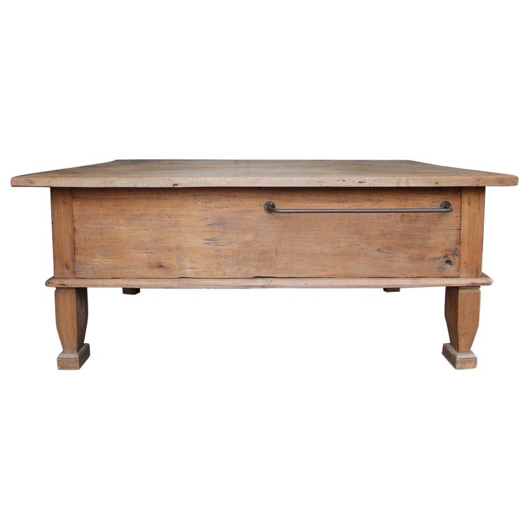 Early 19th Century Rustic Kitchen Prep Table or Kitchen Island at 1stDibs