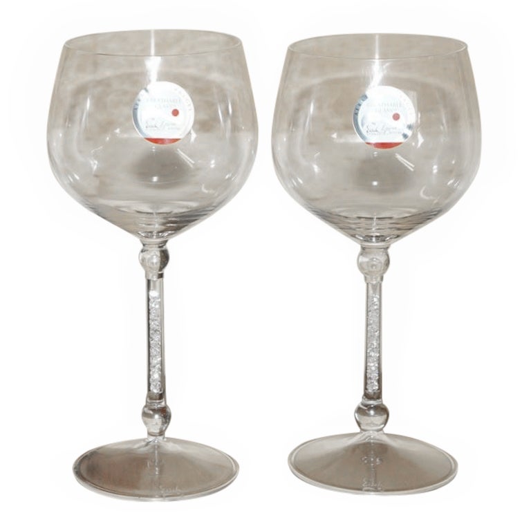 PAIR OF LARGE EISCH GLADKULTUR LAUREN CRYSTAL BREATHABLE GLASSES MUST ...