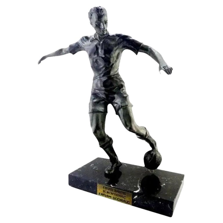 French Art Deco Football or Football Player Sculpture, 1930 For Sale at ...