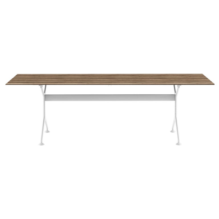 Alias M24 Tech Wood Outdoor Table 240 in Ash and Lacquered Aluminium ...