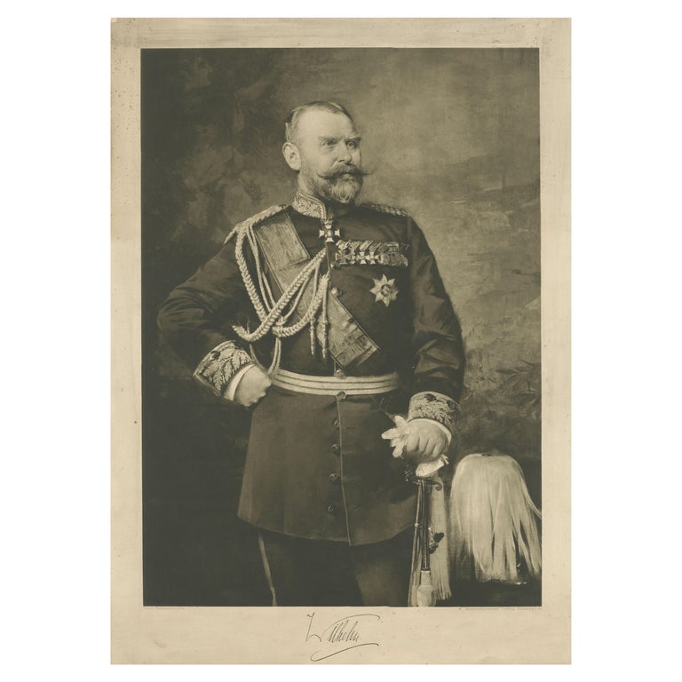 Large Antique Print of William II of Württemberg For Sale at 1stDibs