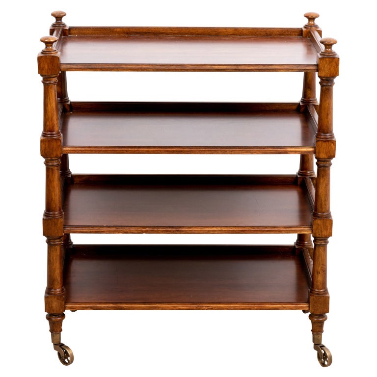 Four Tier English Trolley For Sale at 1stDibs