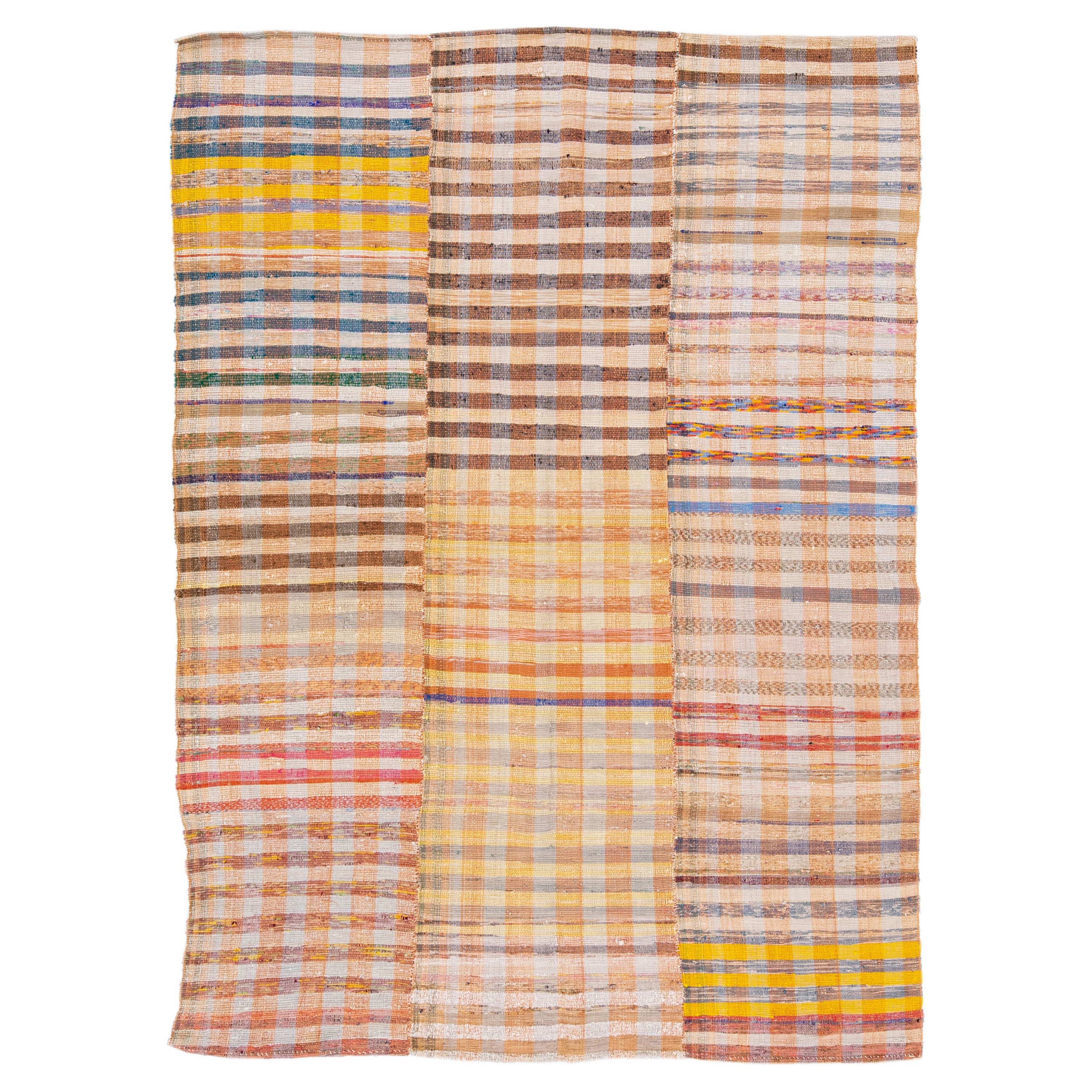 Mid-20th Century Vintage Kilim Wool Rug For Sale at 1stDibs
