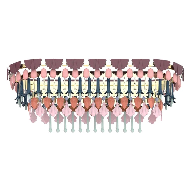 Seasons Oval Chandelier - Fall For Sale at 1stDibs