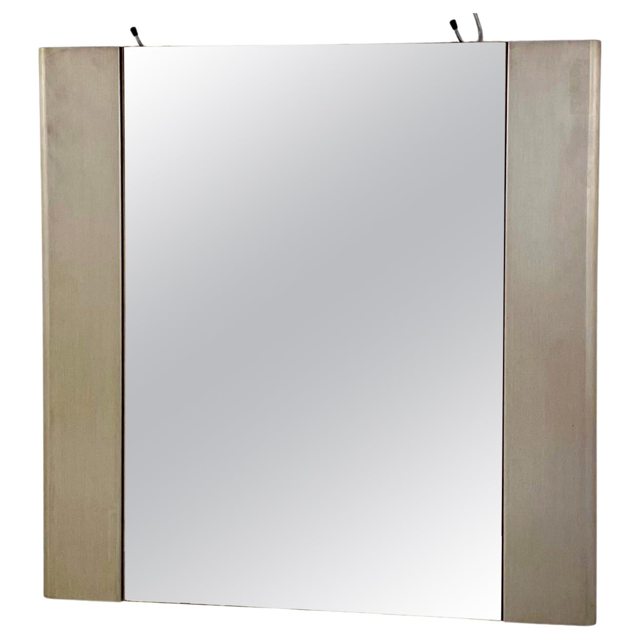 Unique Space Age Plastic Oval Shaped Wall Mirror at 1stDibs