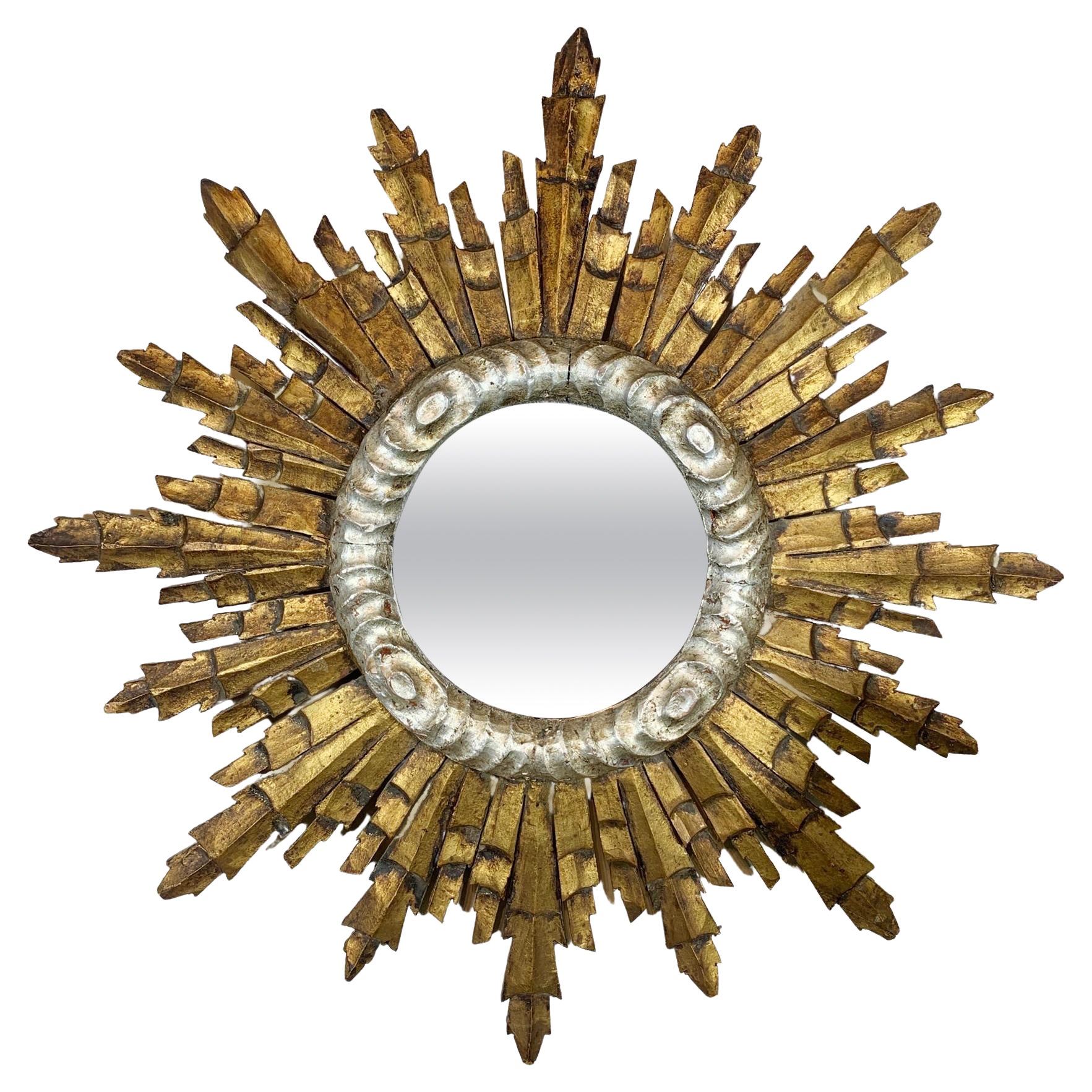 Rare Octopus Sunburst Mirror at 1stDibs