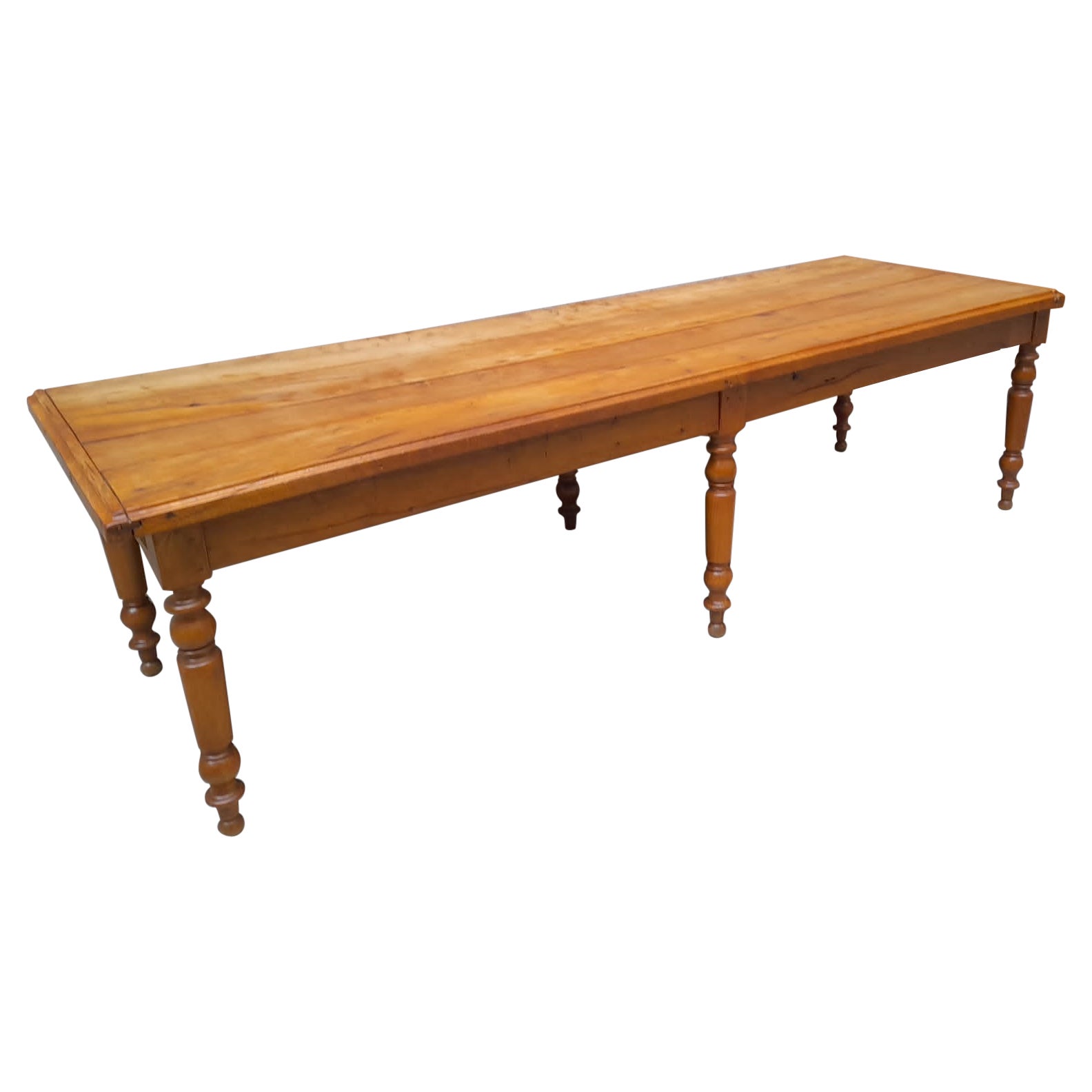 17th Century French Oak Baluster Leg Table at 1stDibs