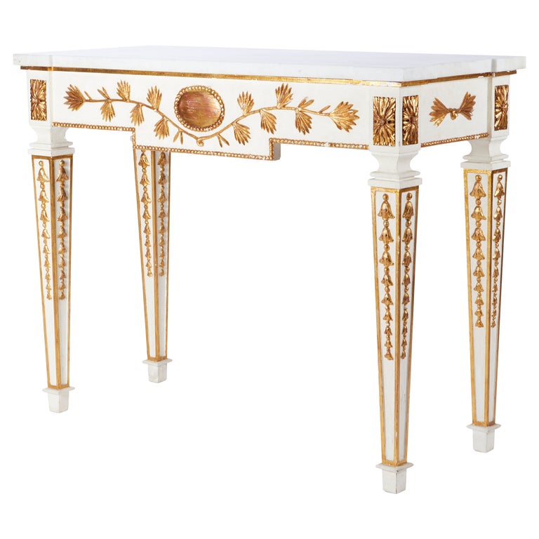 Swedish Gustavian Style Console Table For Sale at 1stDibs