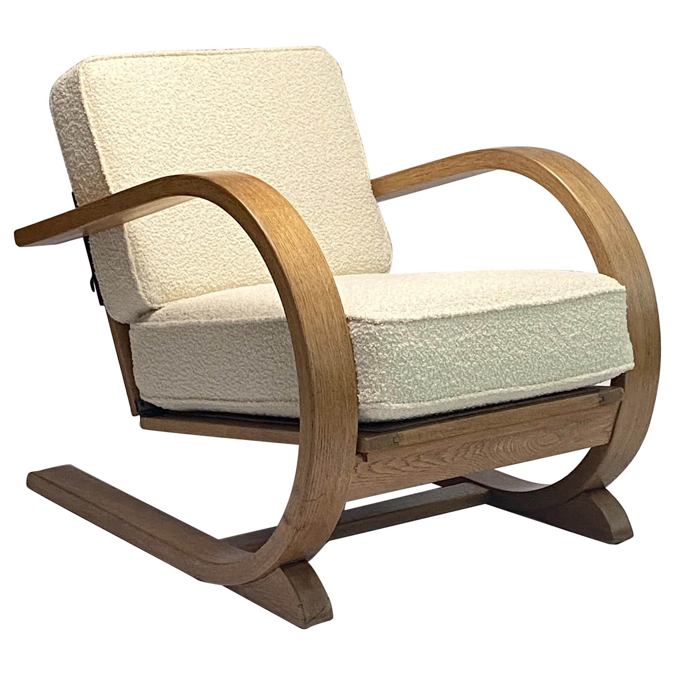 Bas Van Pelt Pair of Easy Chairs with Bentwood at 1stDibs