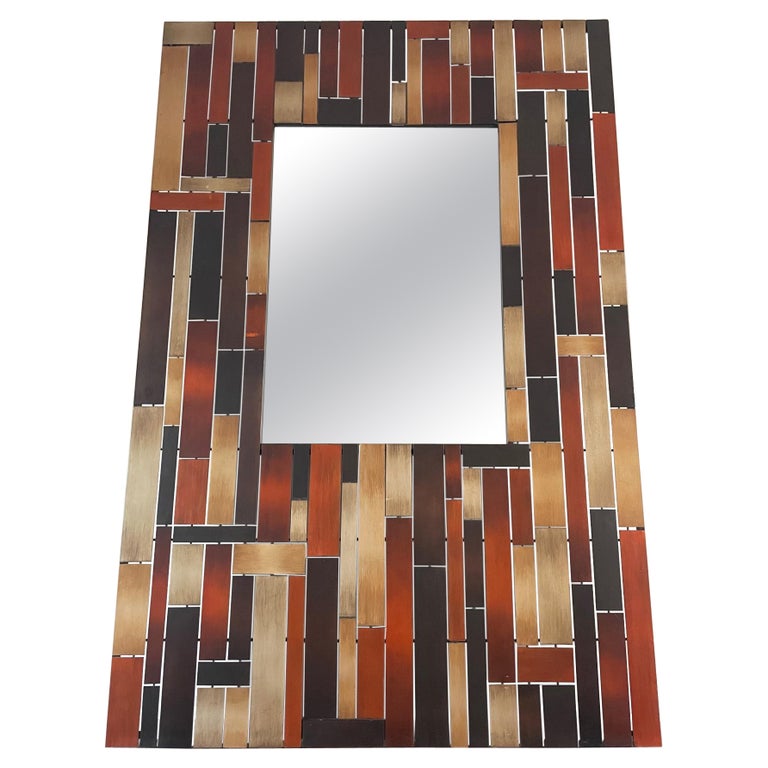Vintage Rare Danish Design Mirror, Unique Mid Century Danish Design ...