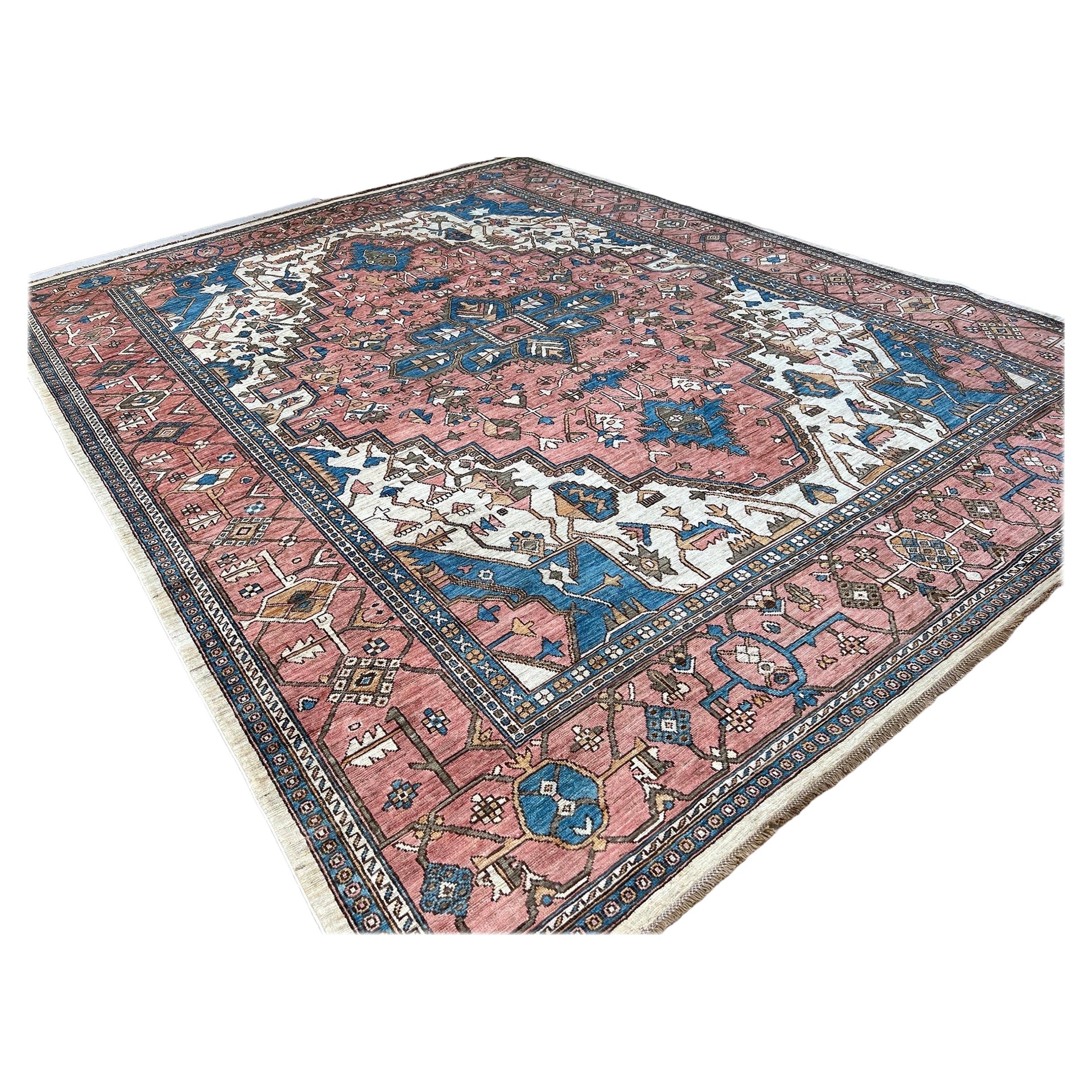9x12 Hand-Knotted Afghan Rug Premium Hand-Spun Afghan Wool Fair Trade ...