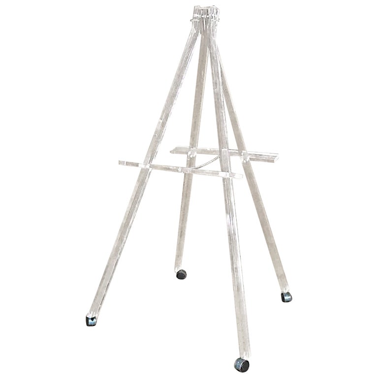 Lucite Standing Easel For Sale at 1stDibs