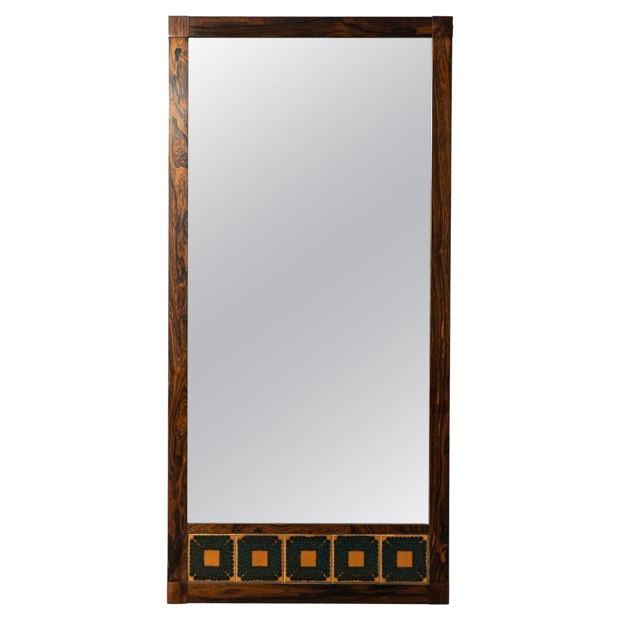 Italian Ceramic Tile Mirror at 1stDibs
