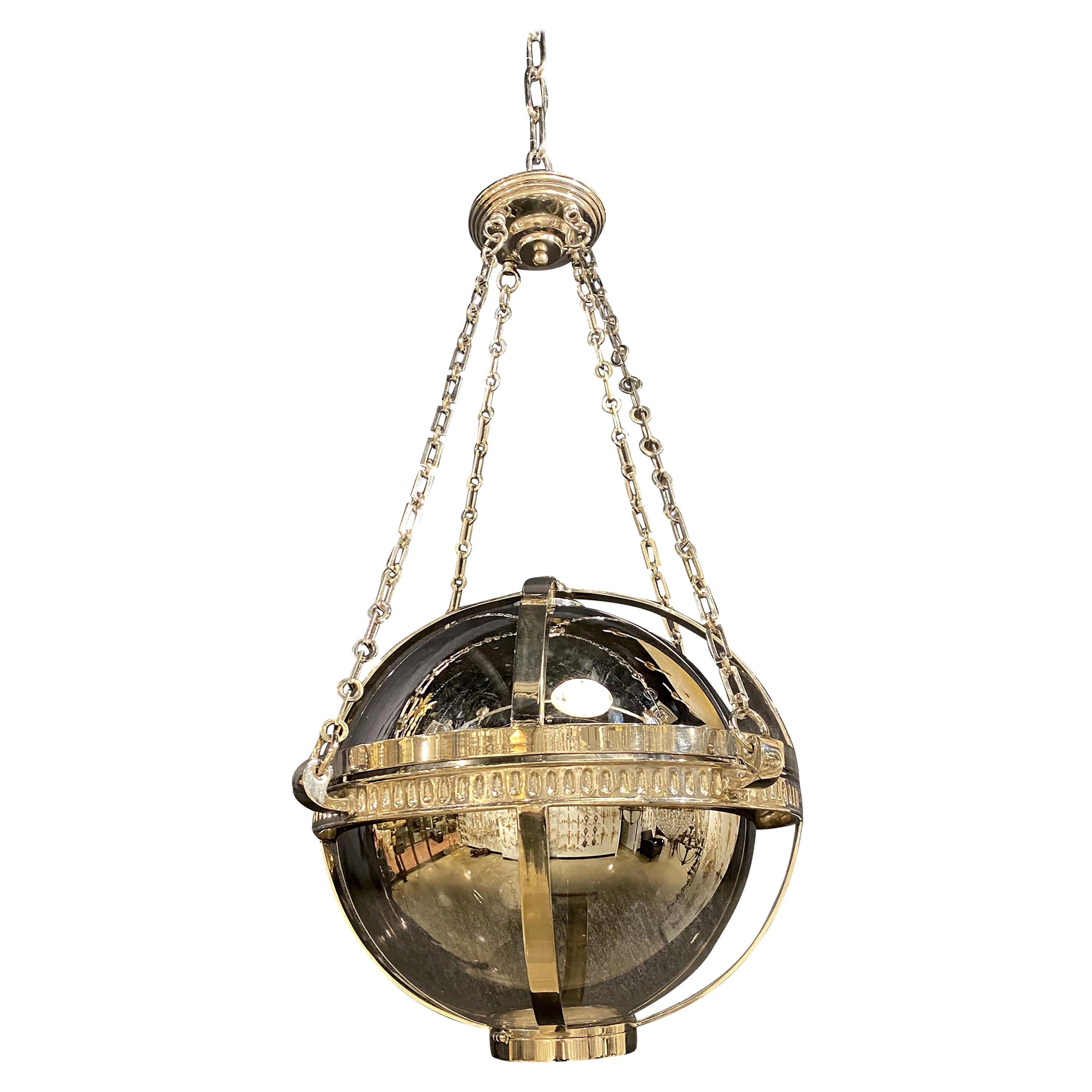 Custom Ann Morris Nickel Picture Light at 1stDibs