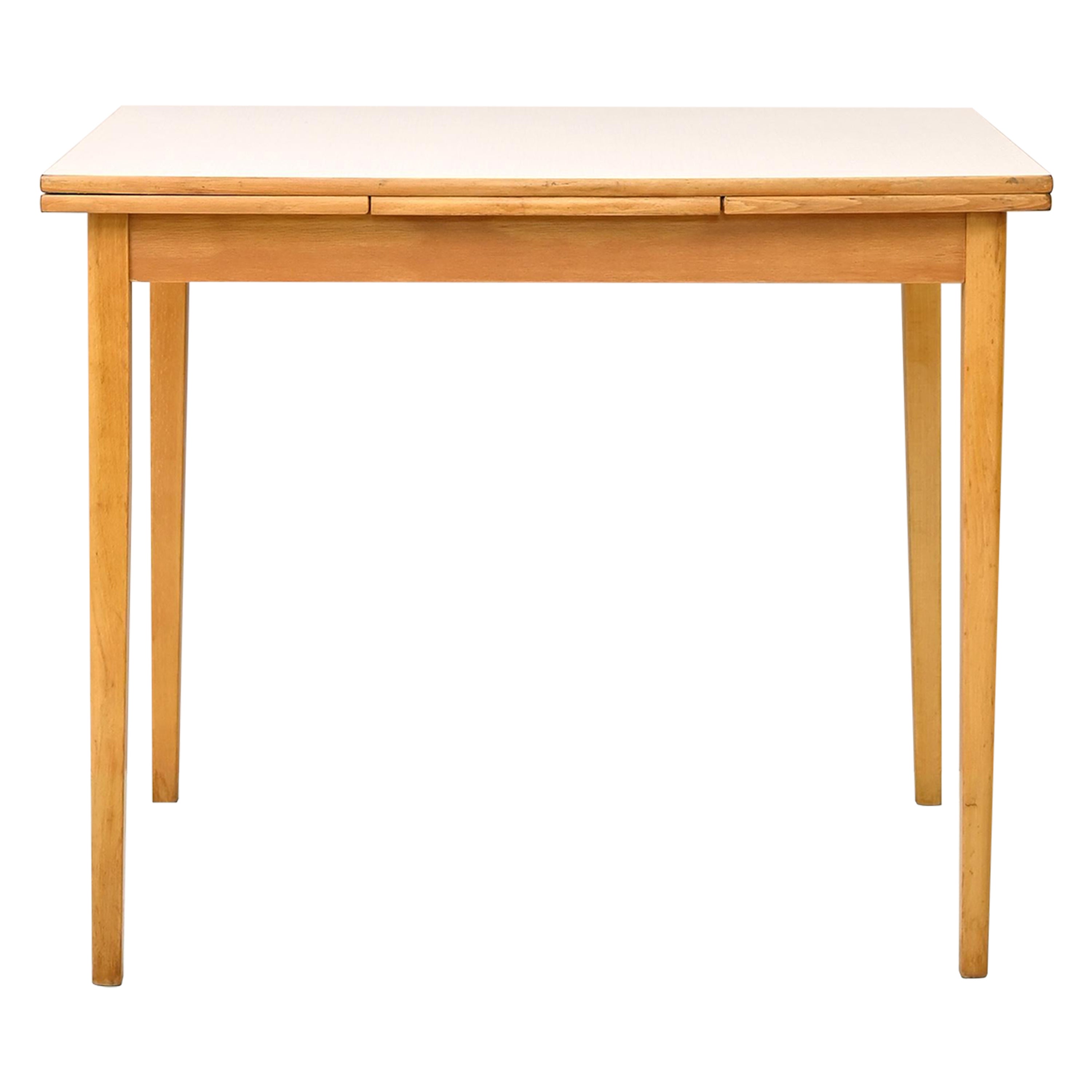 Vintage Square Formica Dining Table For Sale at 1stDibs