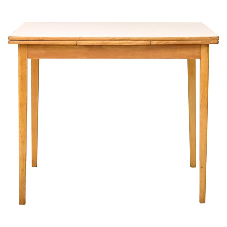 Vintage Square Formica Dining Table For Sale at 1stDibs