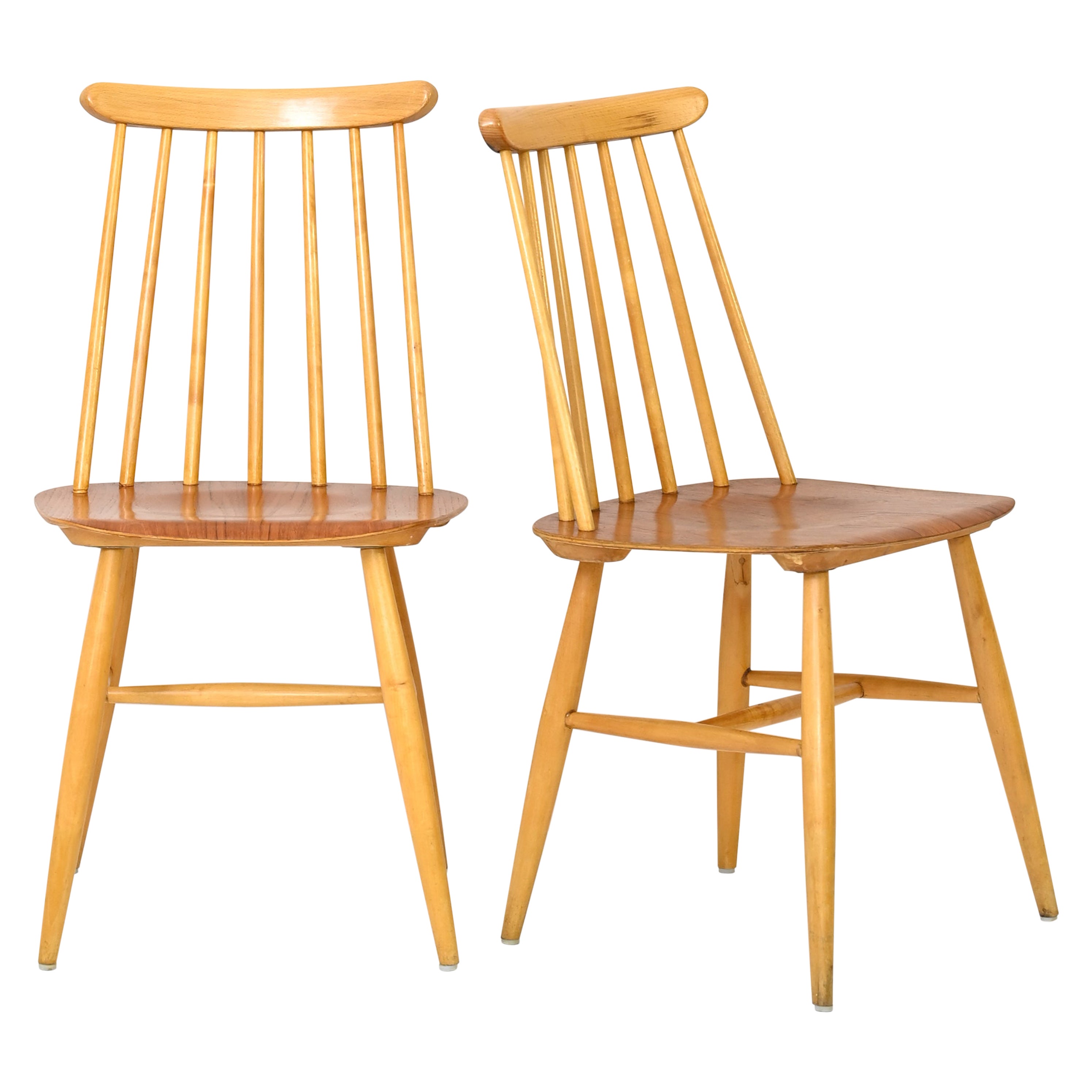 Pair of Swedish Chairs 'Pinnstol' For Sale at 1stDibs