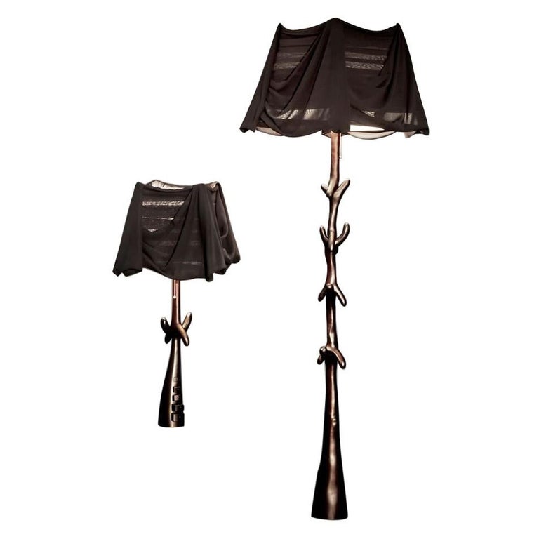 Set of Salvador Dali Muletas Sculpture Lamps, Black Label Limited ...