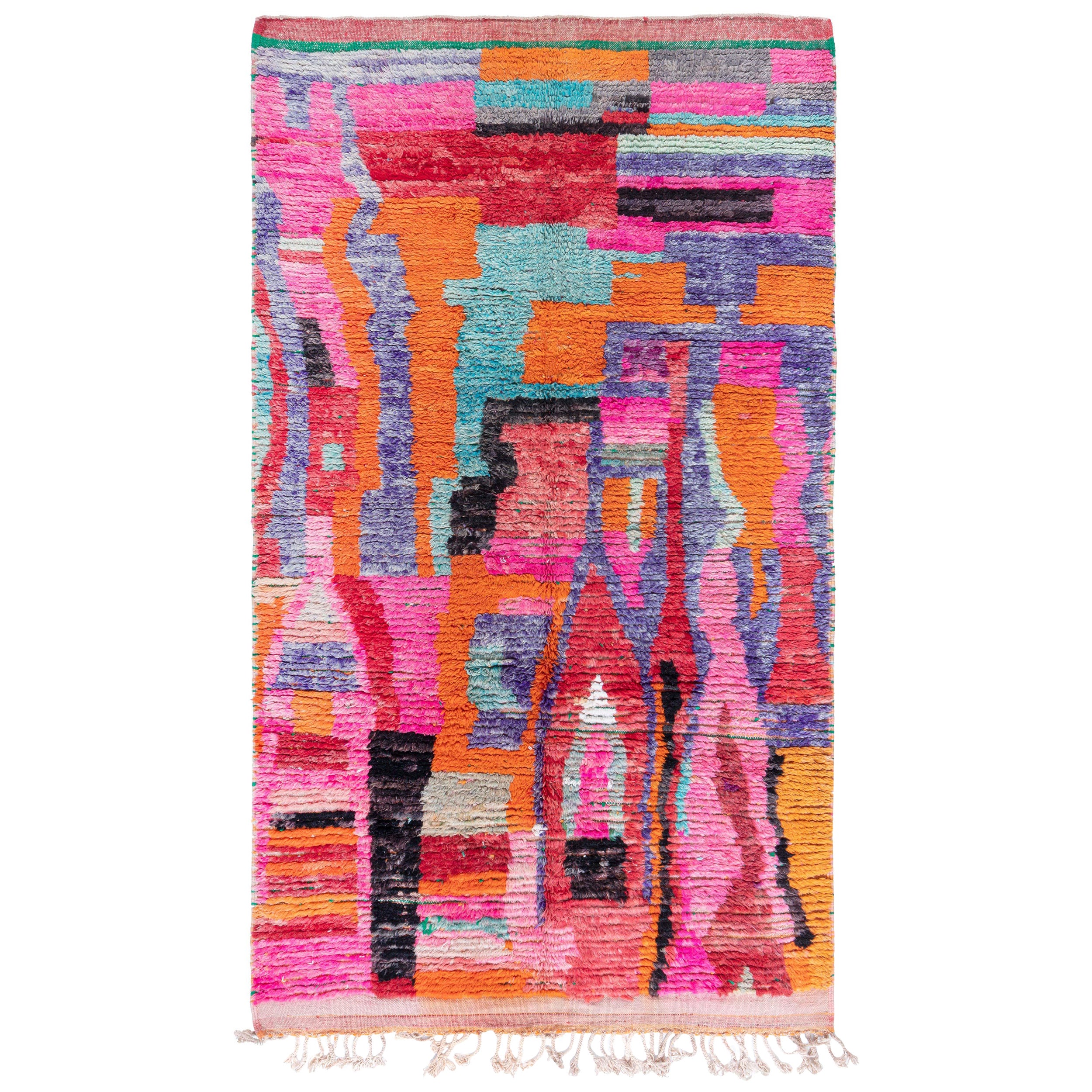 Modern Moroccan Abstract Handmade Wool Rug by Doris Leslie Blau For ...