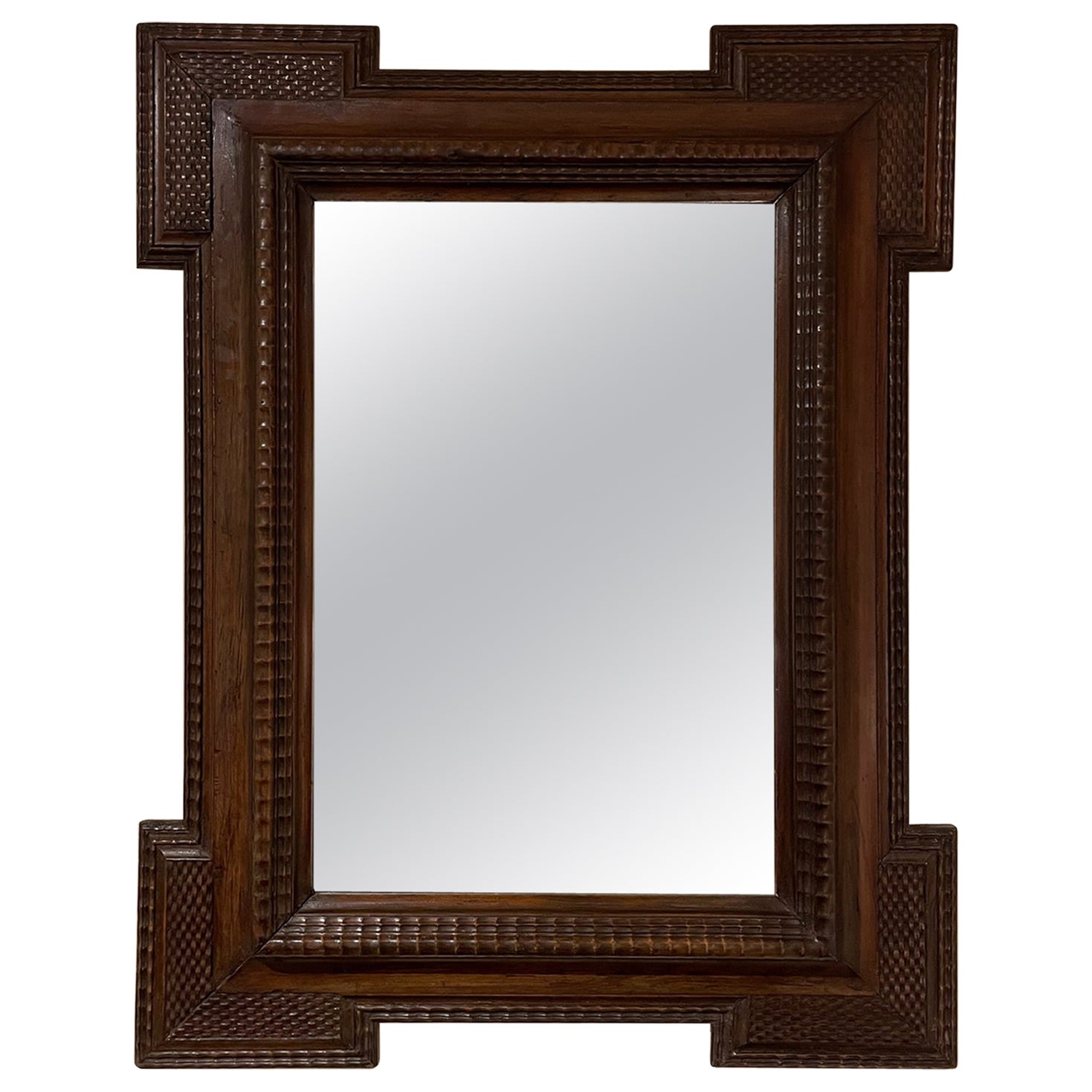 Flemish Baroque Ebony Mirror at 1stDibs