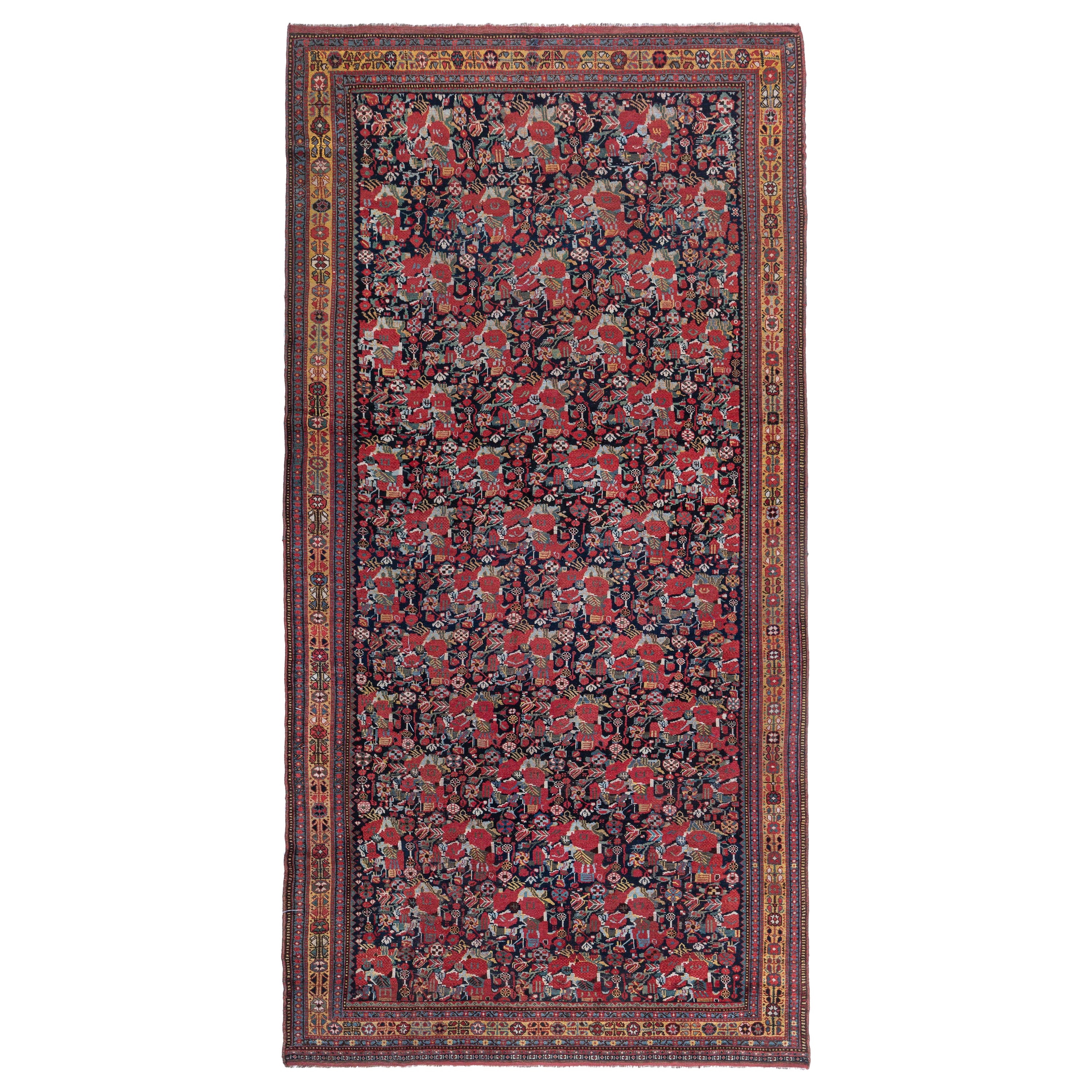 Handwoven Antique Caucasian Karabagh Rug For Sale at 1stDibs