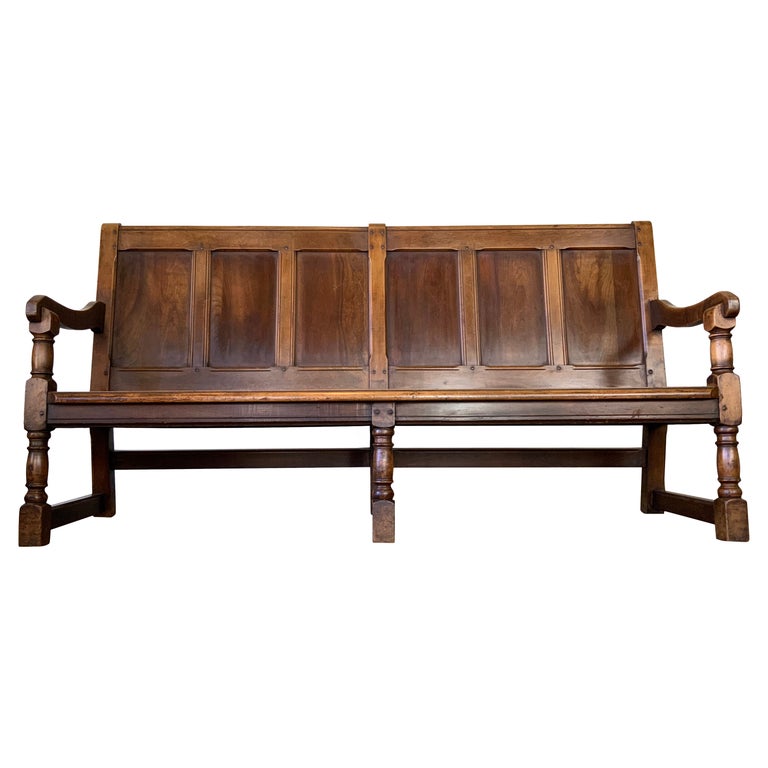 Antique 19th English Bench For Sale at 1stDibs