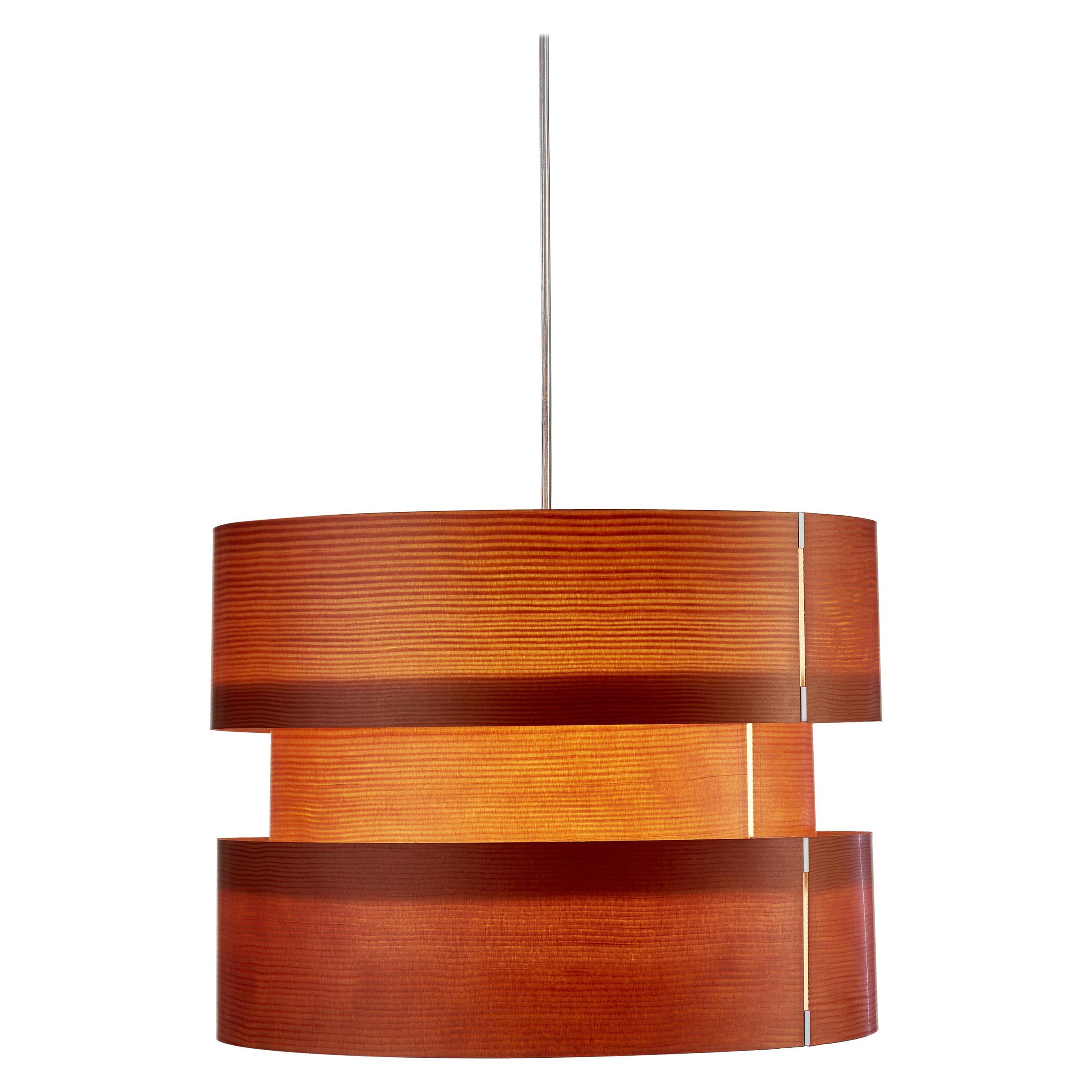 Coderch Column Cister Wood Hanging Lamp by Tunds For Sale at 1stDibs