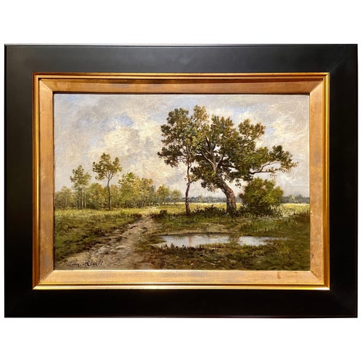 Leon Richet - "Sunset on the River" For Sale at 1stDibs | leon richet ...