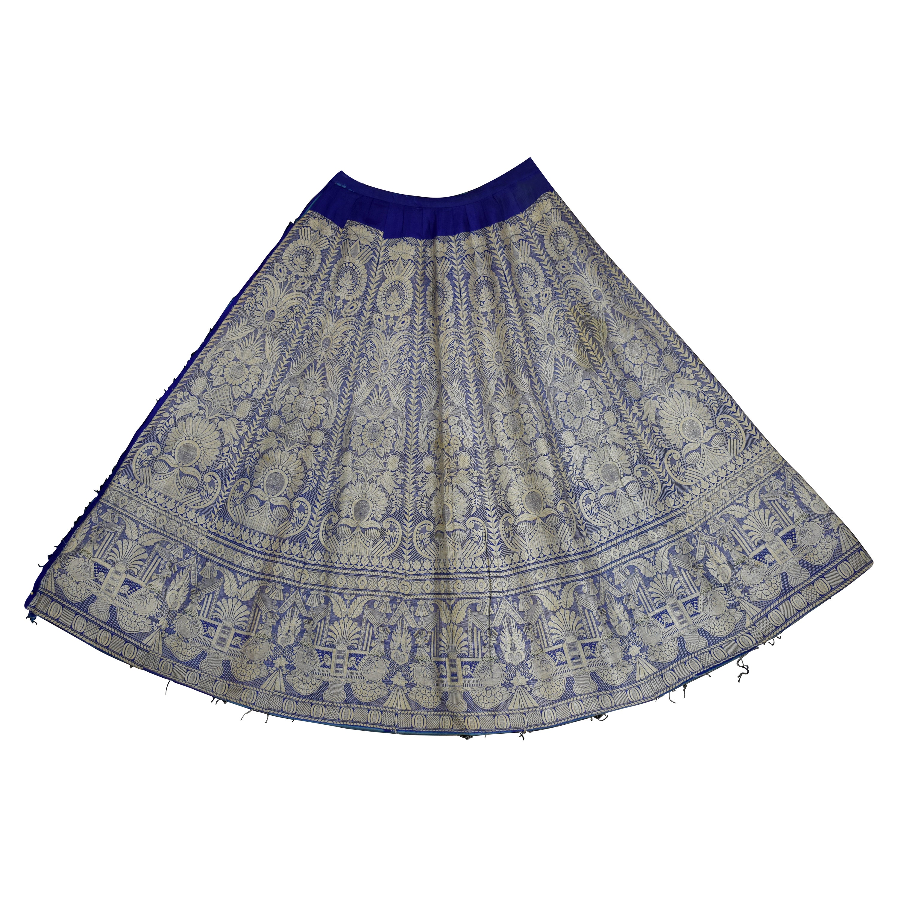 Antique Gujarati Zari Brocade Coat For Sale at 1stDibs