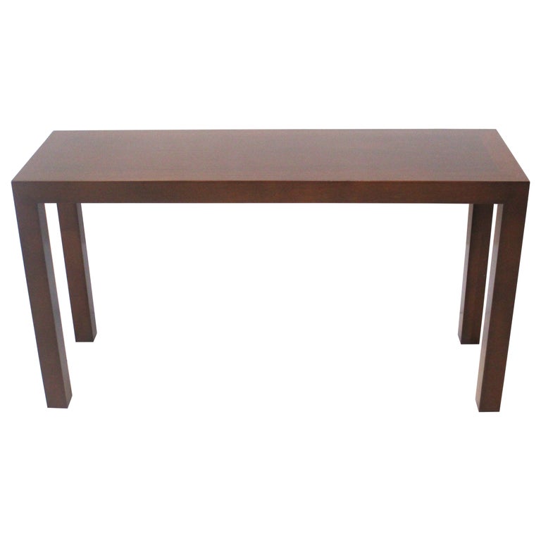 Dark Walnut Console Table by Lane Altavista For Sale at 1stDibs