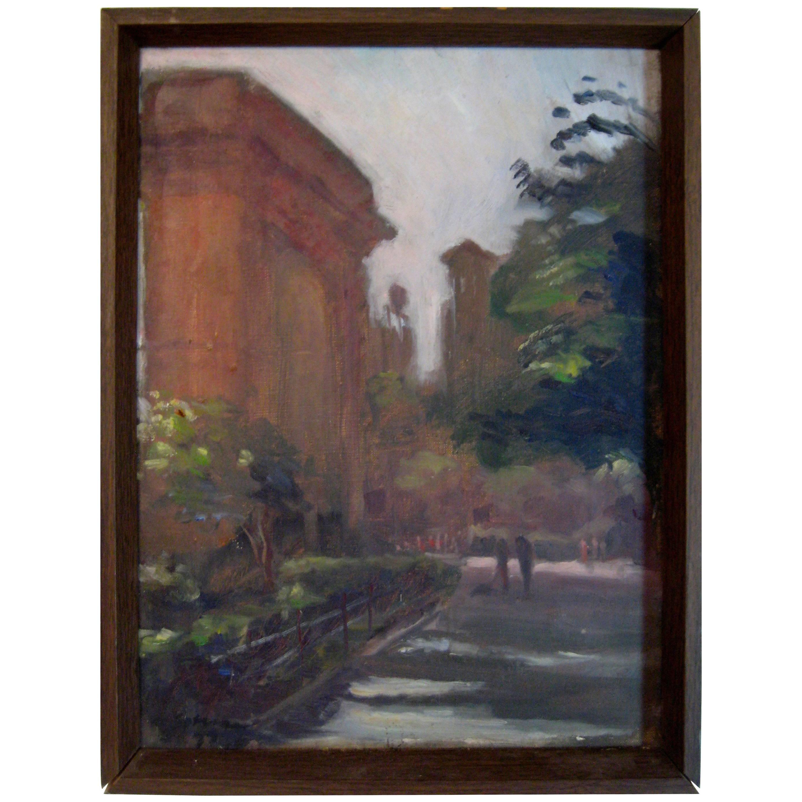 Anthony Springer 1970s Washington Square Painting at 1stDibs | anthony ...