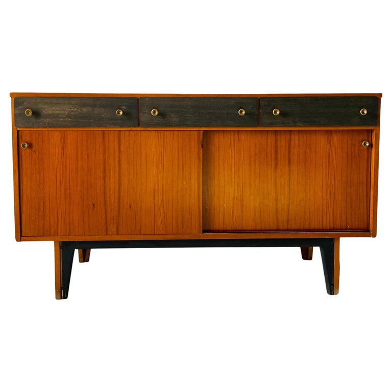 Midcentury teak sideboard, 1950s For Sale at 1stDibs