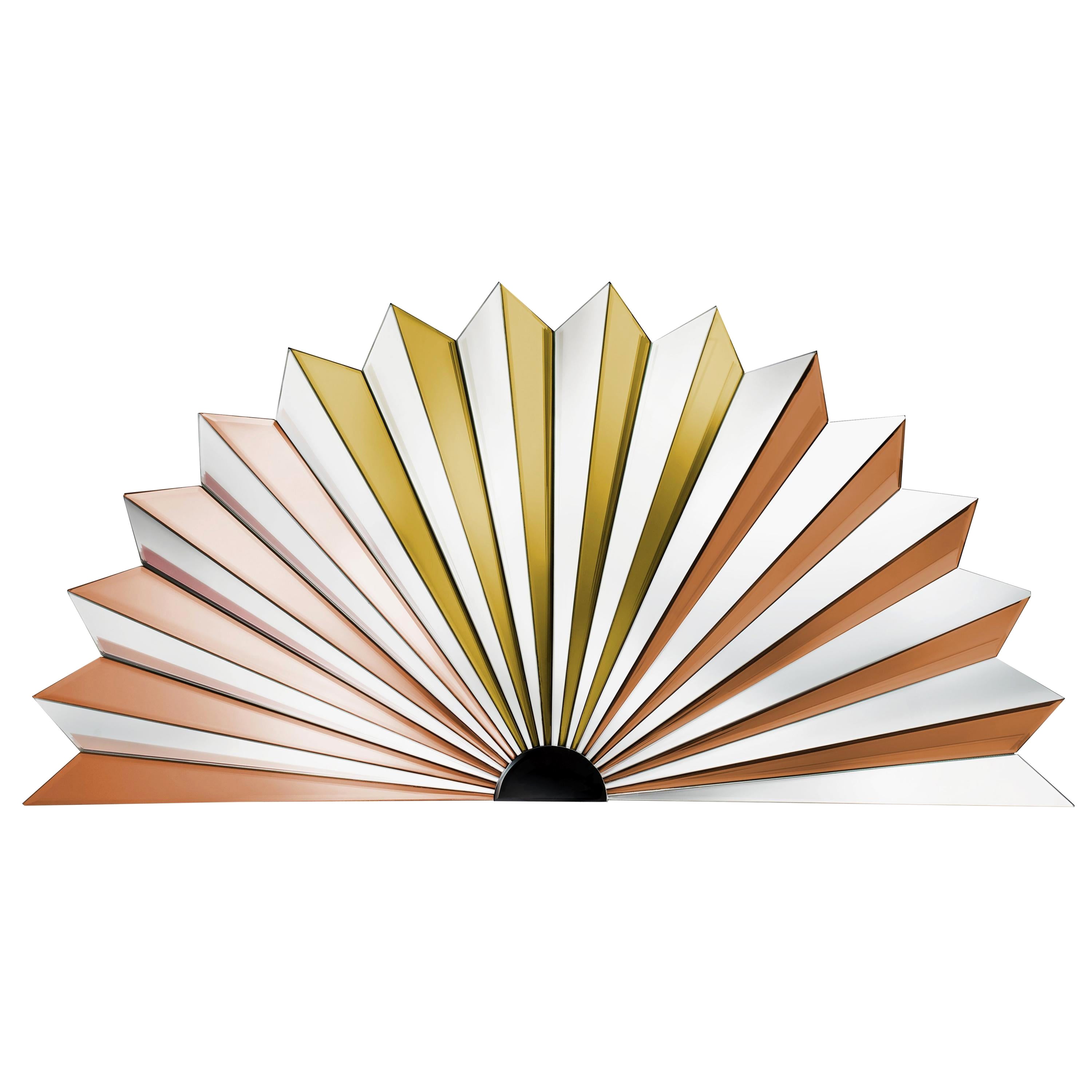 Vintage Art Deco Fan Mirror at 1stDibs