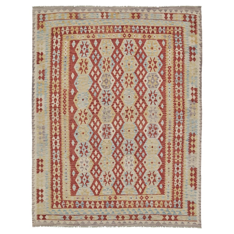 Mehraban Vintage Style Tribal Natural Dye Flat Weave Kilim For Sale at ...