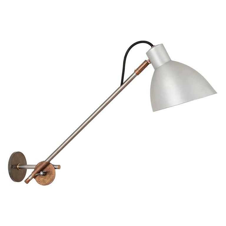 Sabina Grubbeson KH#1 Iron Long Arm Wall Lamp by Konsthantverk For Sale ...