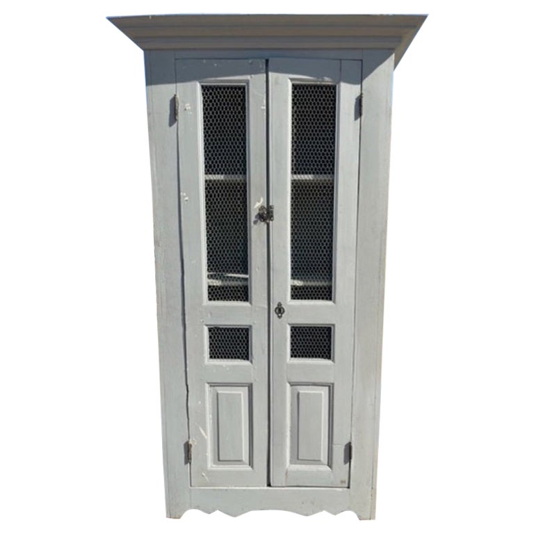 Antique 2-Door Hungarian Armoire with Original Folk Art Paint at 1stDibs Antique 2-Door Hungarian Armoire with Original Folk Art Paint at 1stDibs