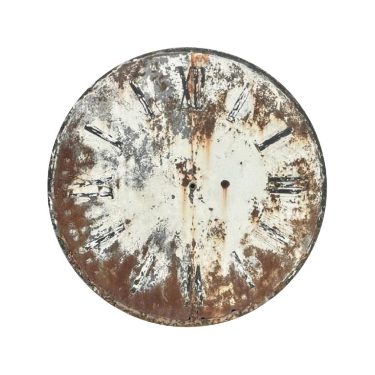 English Victorian Green Clock For Sale at 1stDibs