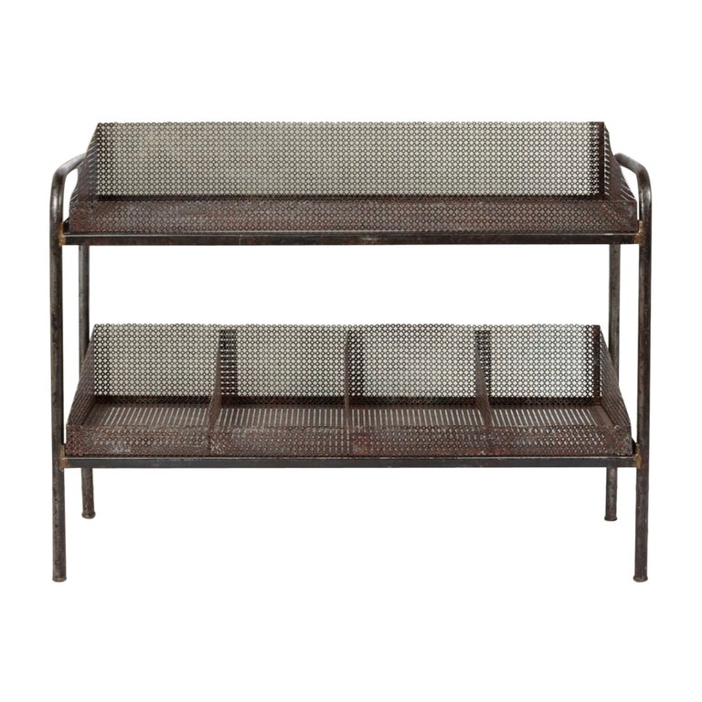 Matégot Two Tier Storage Unit For Sale at 1stDibs