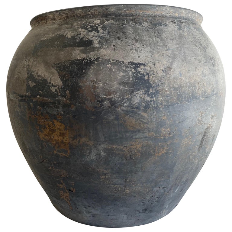Large Decorative Oil Jar Pottery at 1stDibs