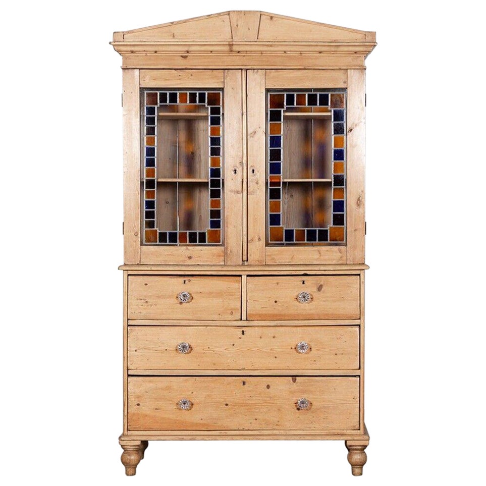 Vintage Industrial Authentic American Wooden Cabinet at 1stDibs ...
