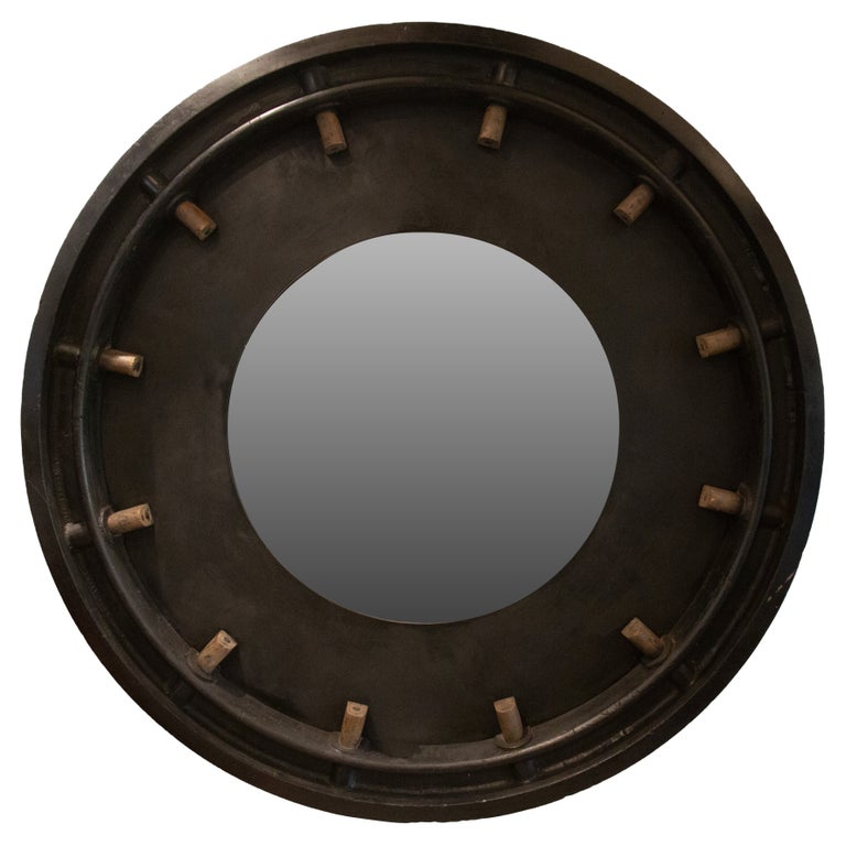 Massive Industrial Internal Gear Convex Mirror For Sale at 1stDibs