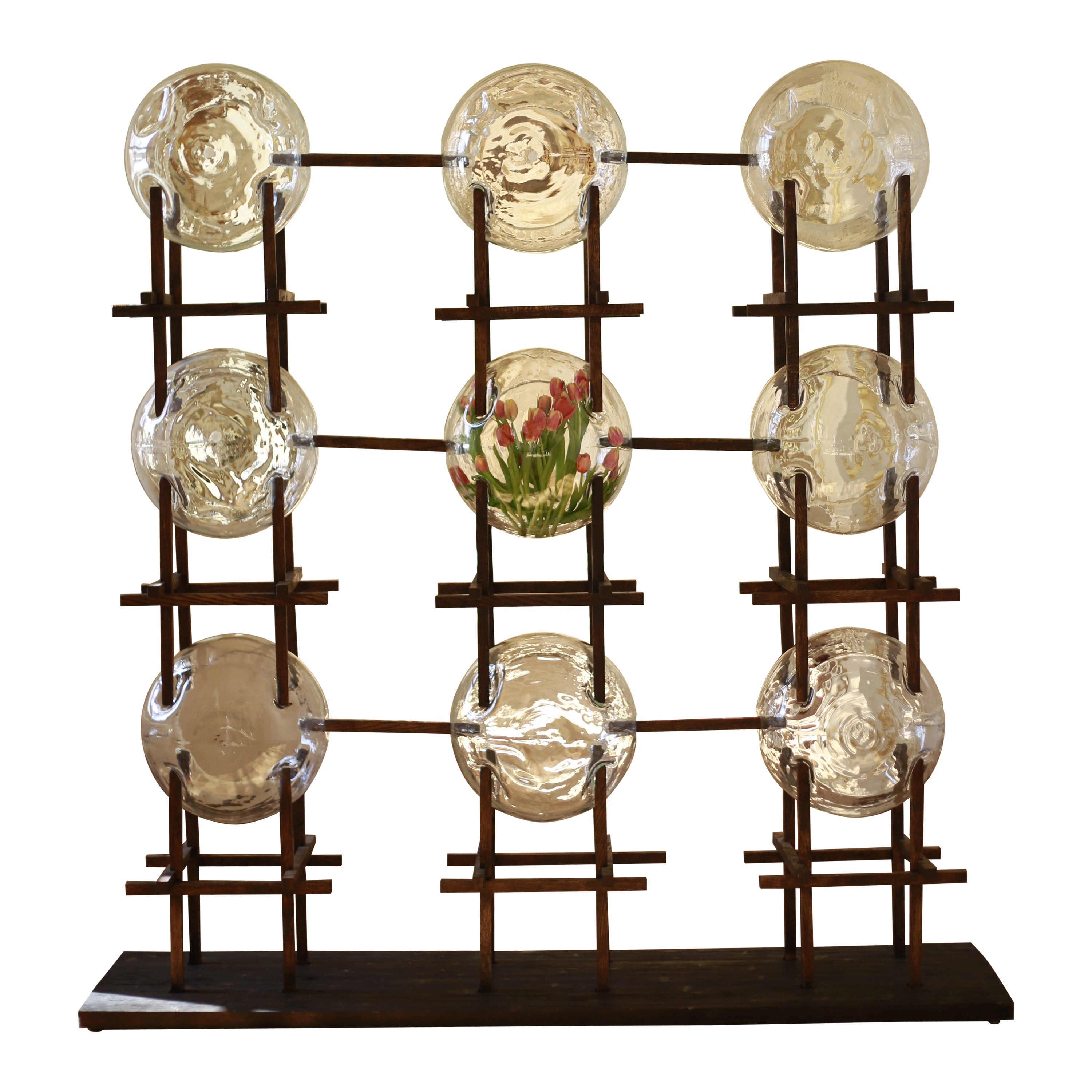 Postmodern, Plywood, Prototype Metamorphic Shelving / Room Divider ...