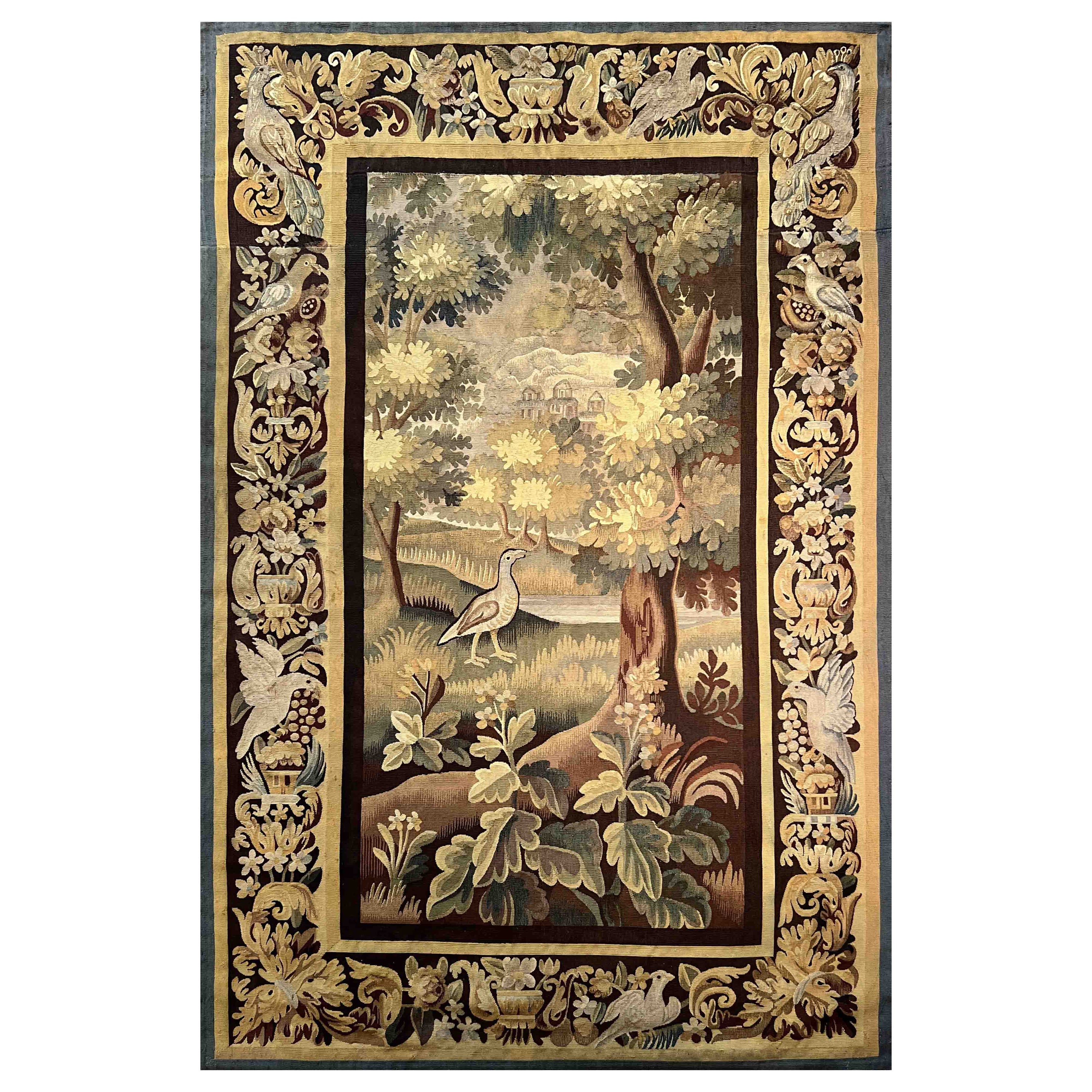Very Pretty Tapestry of 18th Century Aubusson, N° 1189 For Sale at 1stDibs
